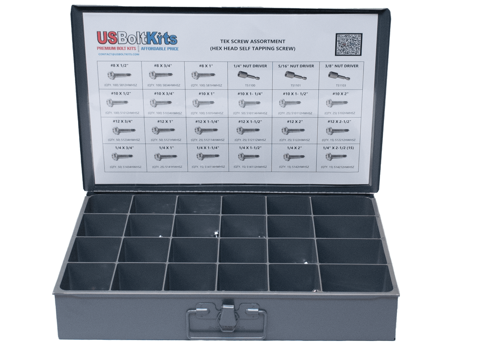1028 Tek Screw Drawer Self Drilling US Bolt Kits 1028-tek-screw-drawer-self-drilling-us-bolt-kits